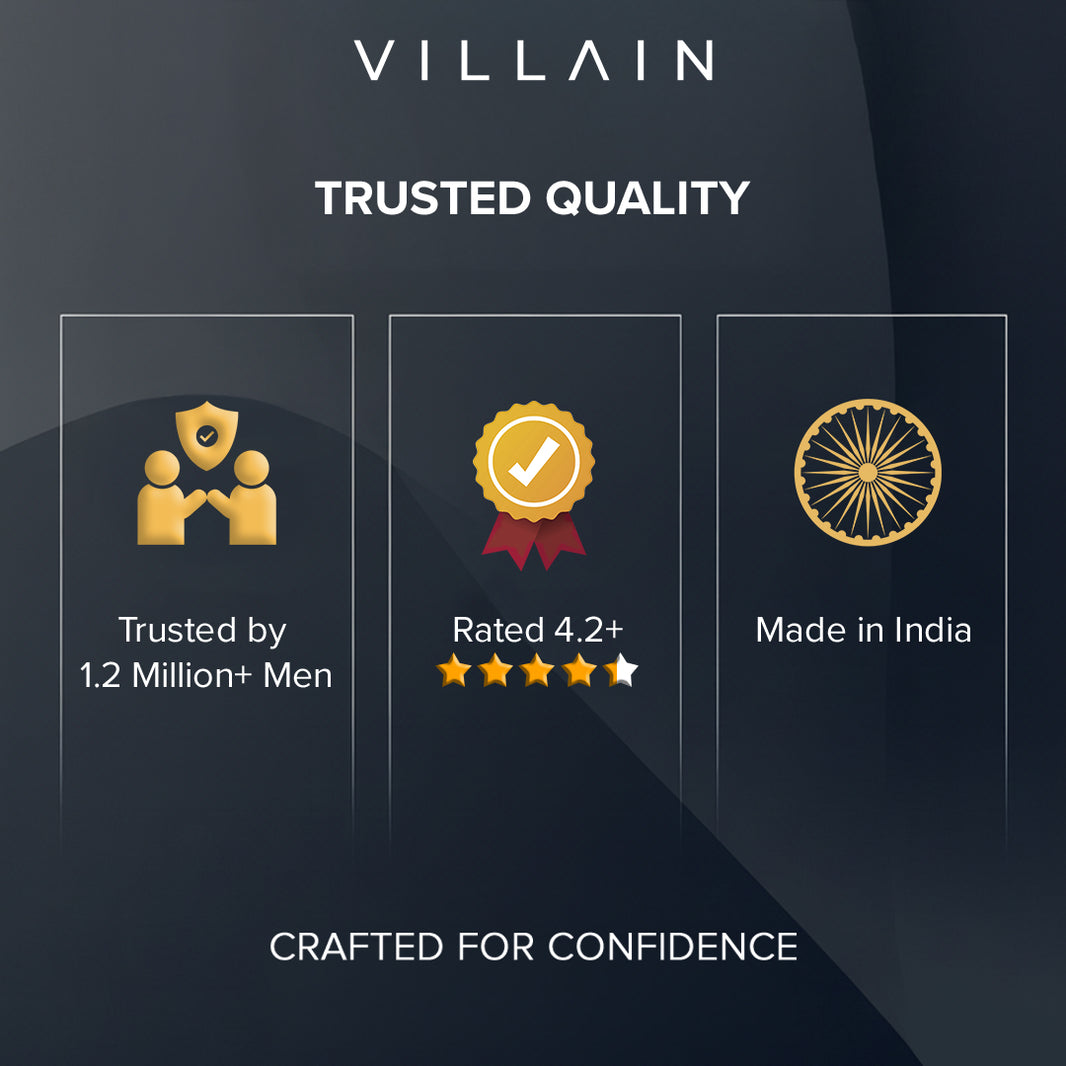 Buy Perfumes & Fashion Accessories For Men - Villain.in - VILLAIN