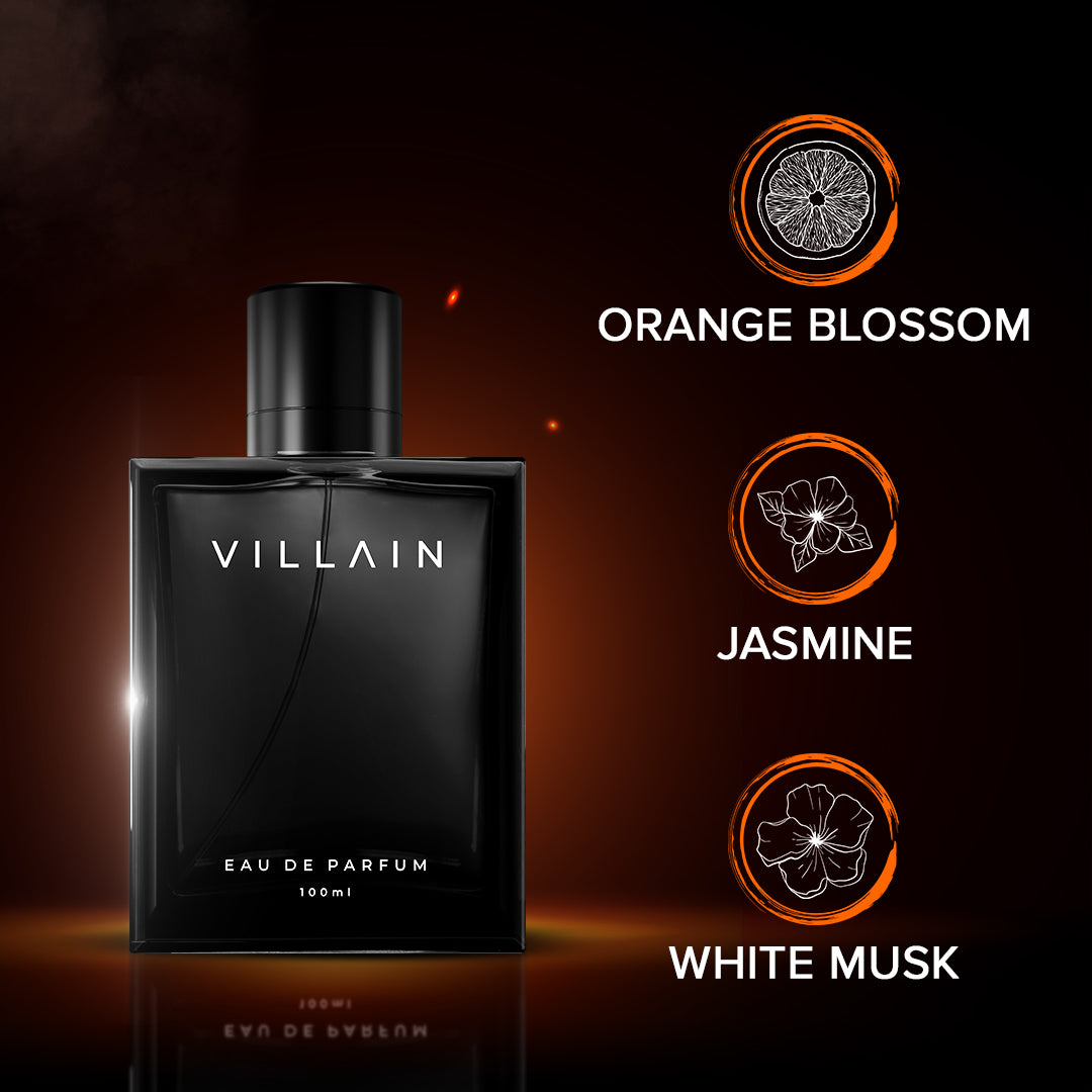 VILLAIN EAU DE PARFUM FOR MEN, 100 ML