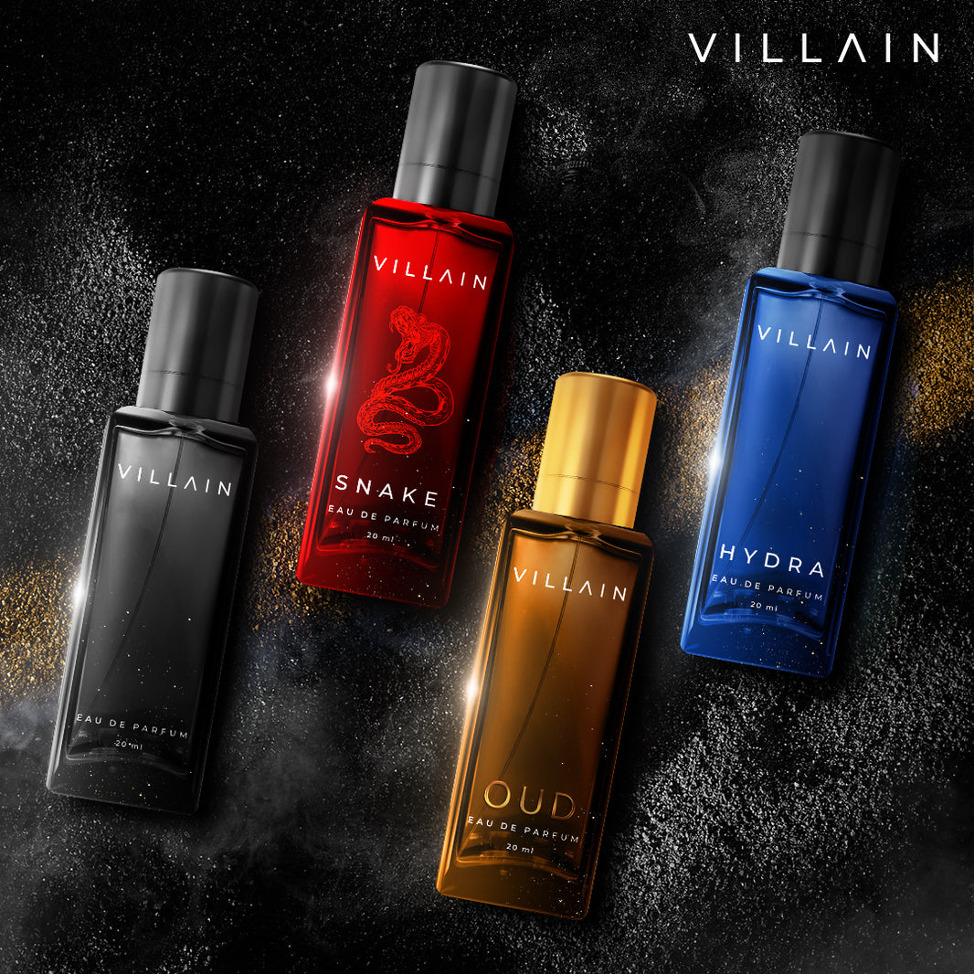 Buy Perfumes & Fashion Accessories For Men - Villain.in - VILLAIN